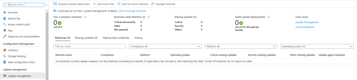 Activate Azure Update Management for on premise servers using Log ...
