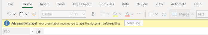Add / remove the requirement to apply a sensitivity label to documents ...