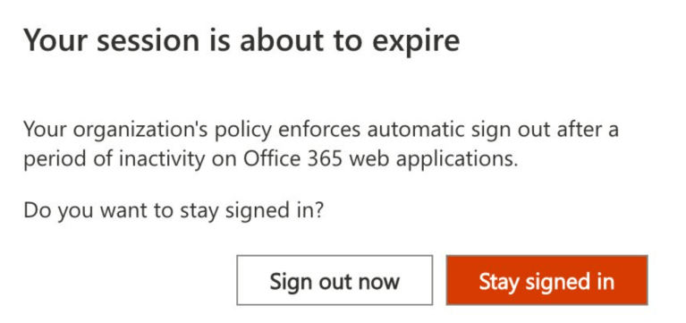 Enable idle session timeout for Microsoft 365 – Azvise