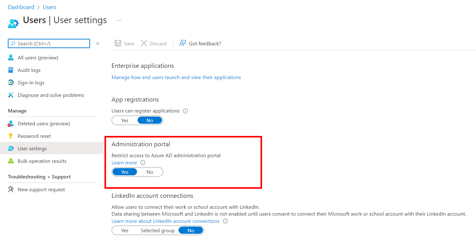 Restrict access to Azure Management apps – Azure AD – Azvise