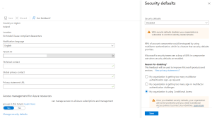 How to enable and disable Security Defaults – Azvise