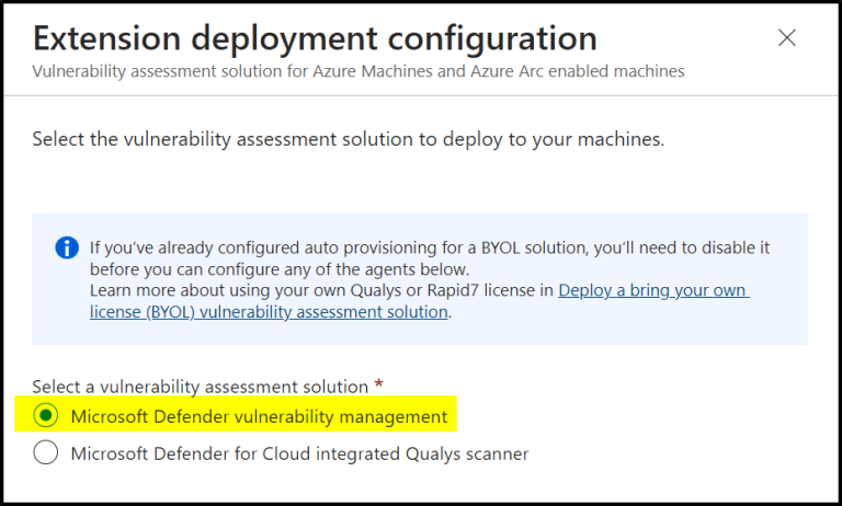 A vulnerability assessment solution should be enabled on your virtual ...