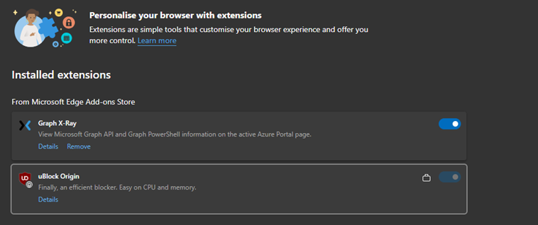 Silently install uBlock Origin in Edge with Intune – Azvise
