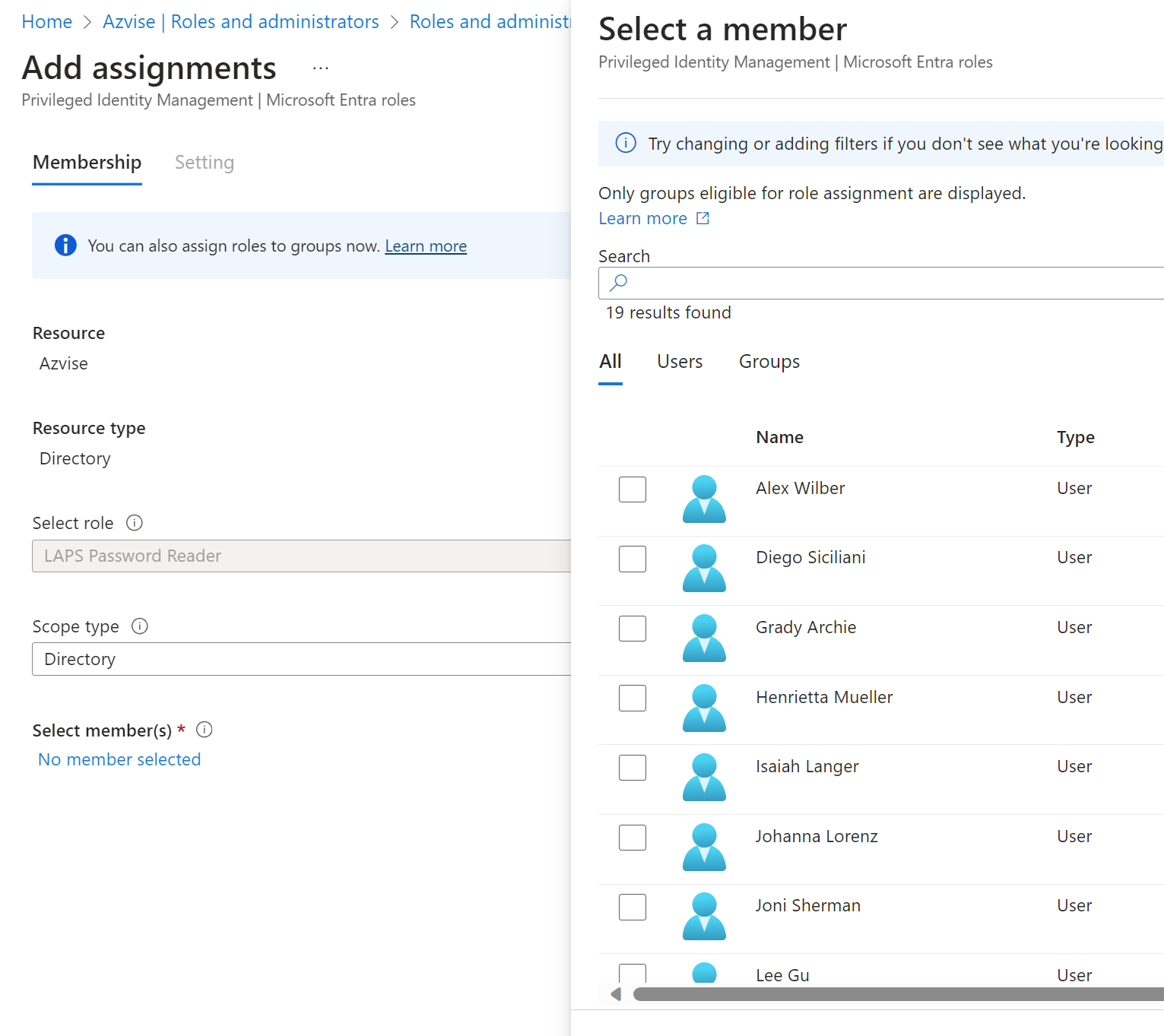 Create an Entra ID role for LAPS password readers in Entra ID – Azvise