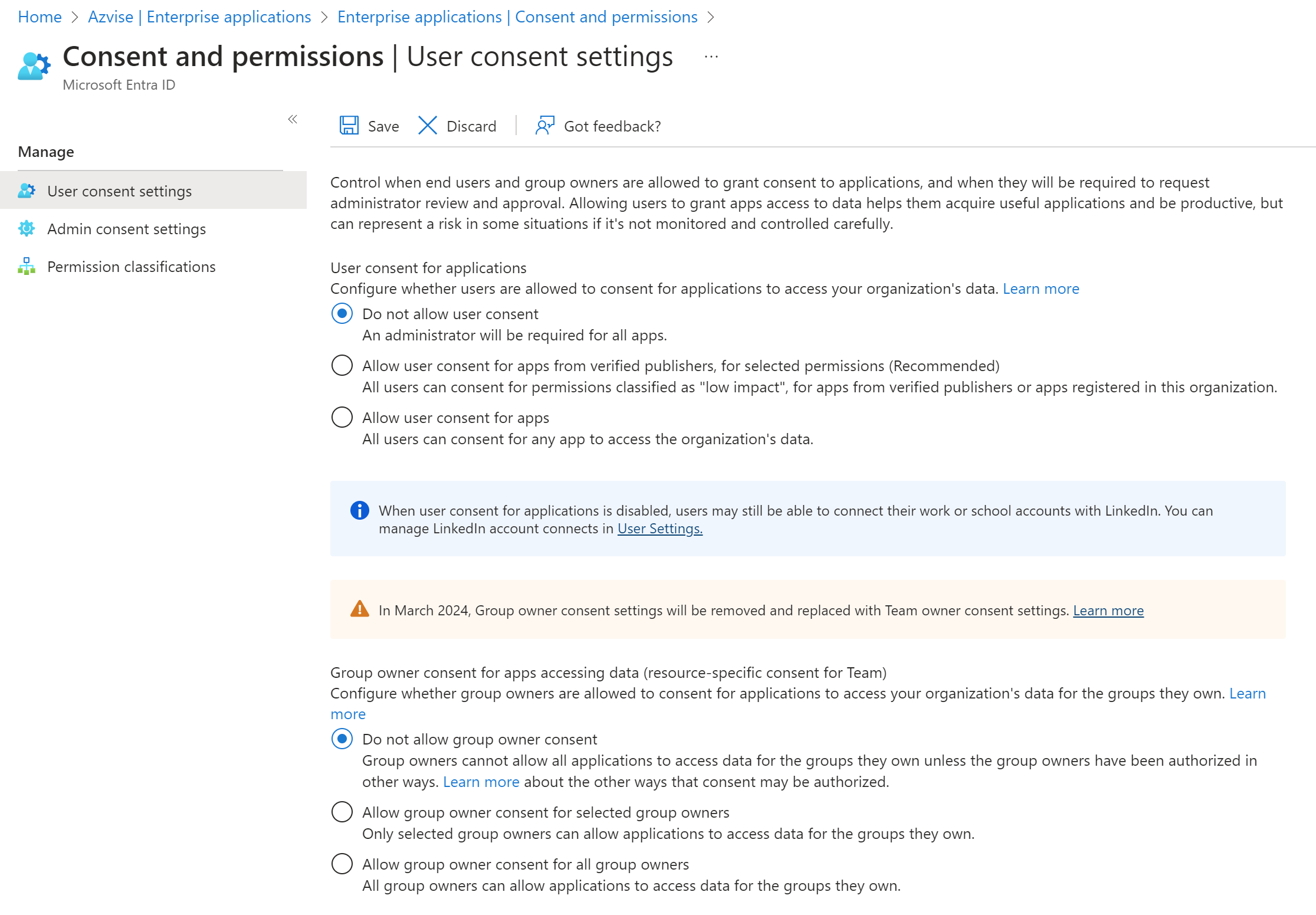 Block User Consent for applications in Entra ID – Azvise